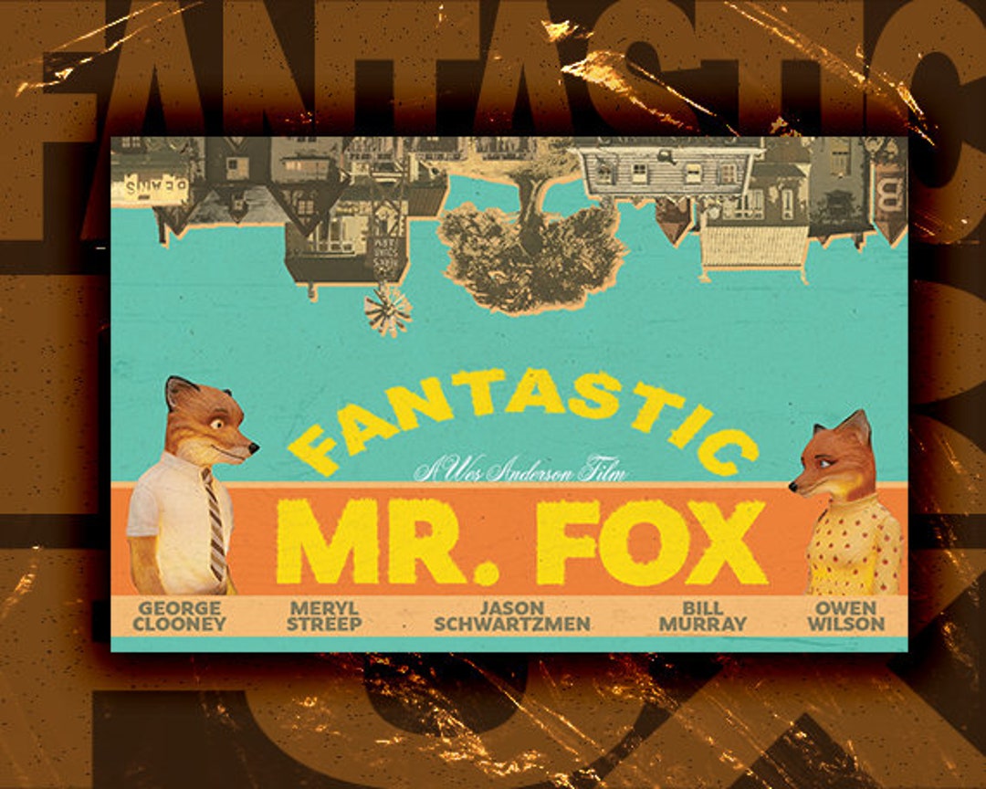 Fantastic Mr. Fox Digital Poster - Etsy