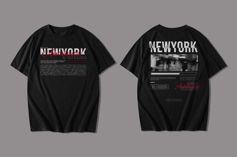 Urban Streetwear T-shirt Designs Bundle (AI, EPS) - Etsy