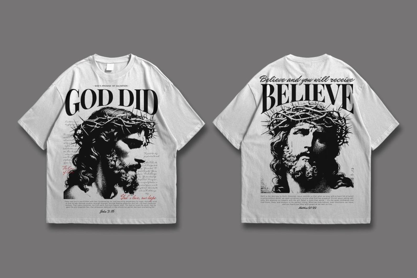 Christian Streetwear, Catholic Streetwear, Bible Verse Shirt, Christian ...