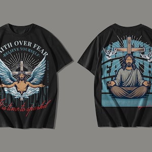 Christian Streetwear T-shirt Designs: Editable AI EPS Bundle - Etsy