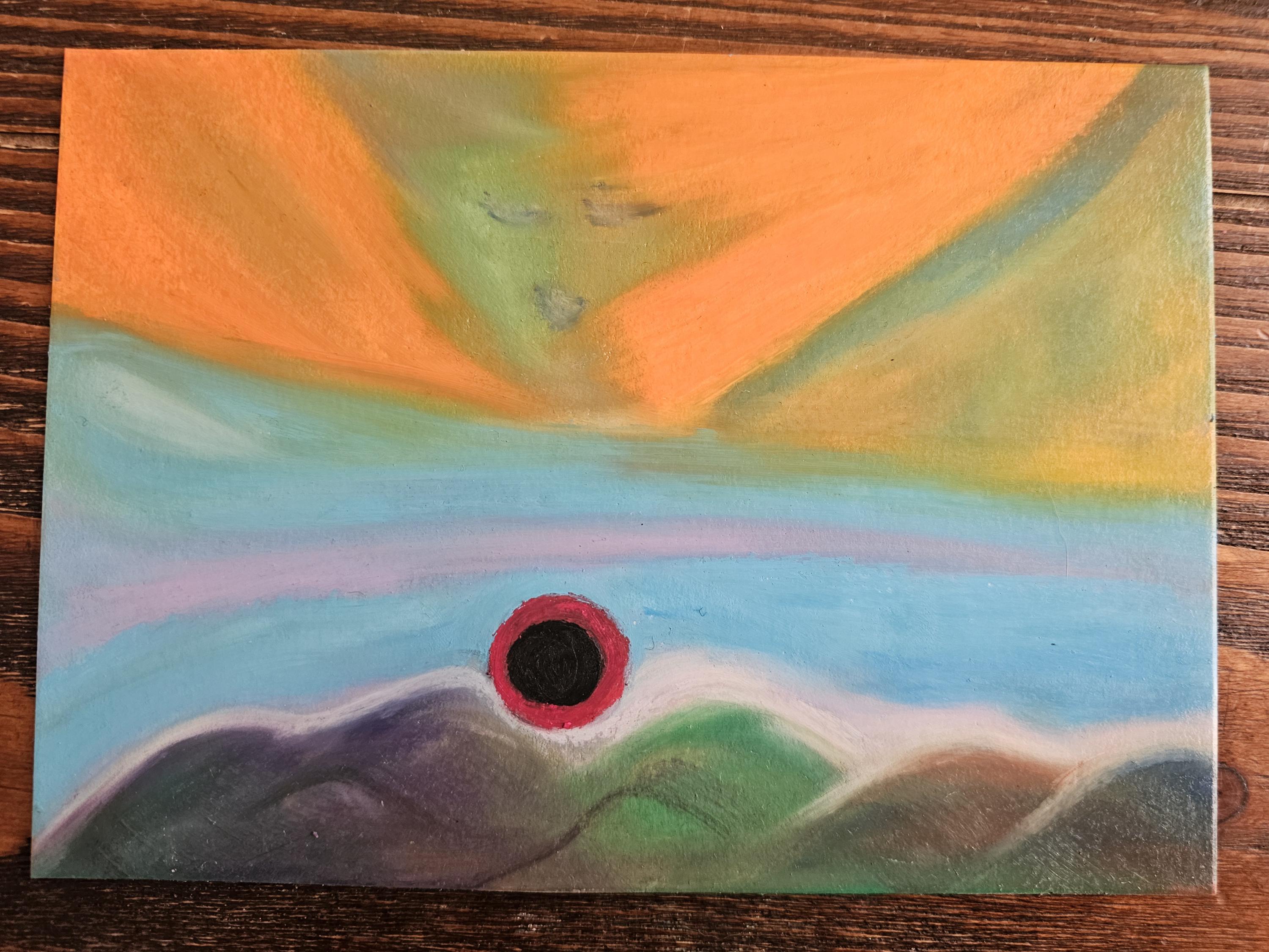 Original Expressionism Art - Colors of Colorado/original Oil Pastel ...