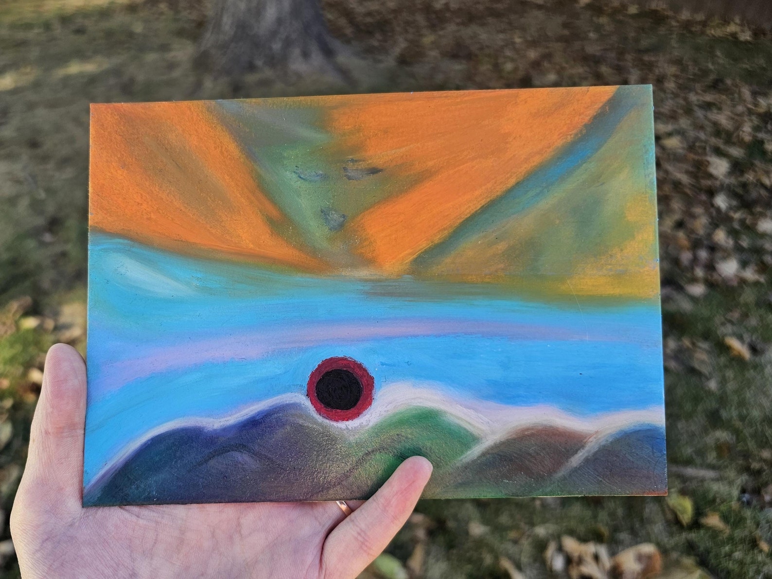Original Expressionism Art - Colors of Colorado/original Oil Pastel ...
