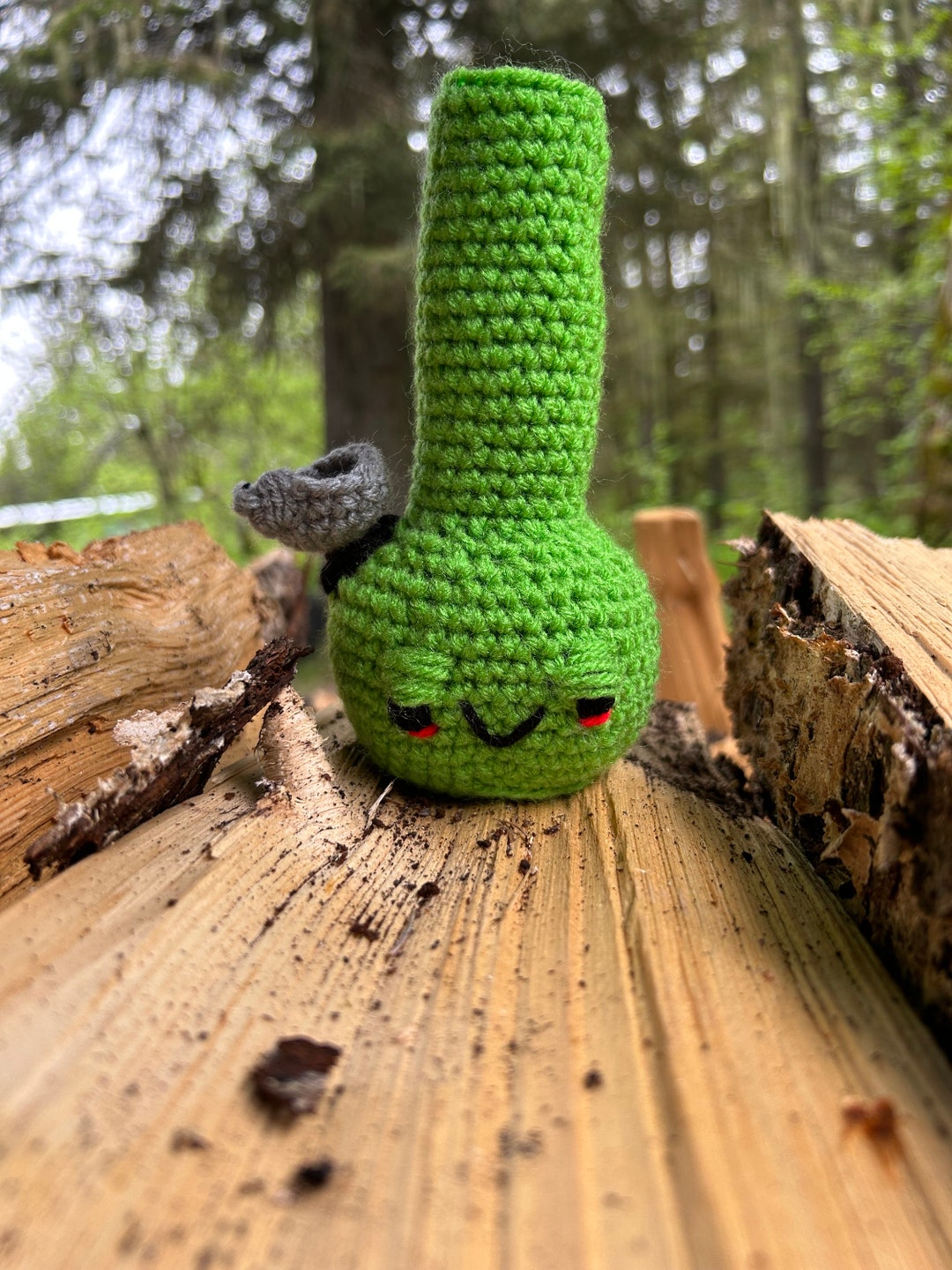 Mini Crochet Bong - Etsy