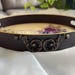 Wooden Serving Tray With Resin | Purple | Medium Size | Raised-texture ...