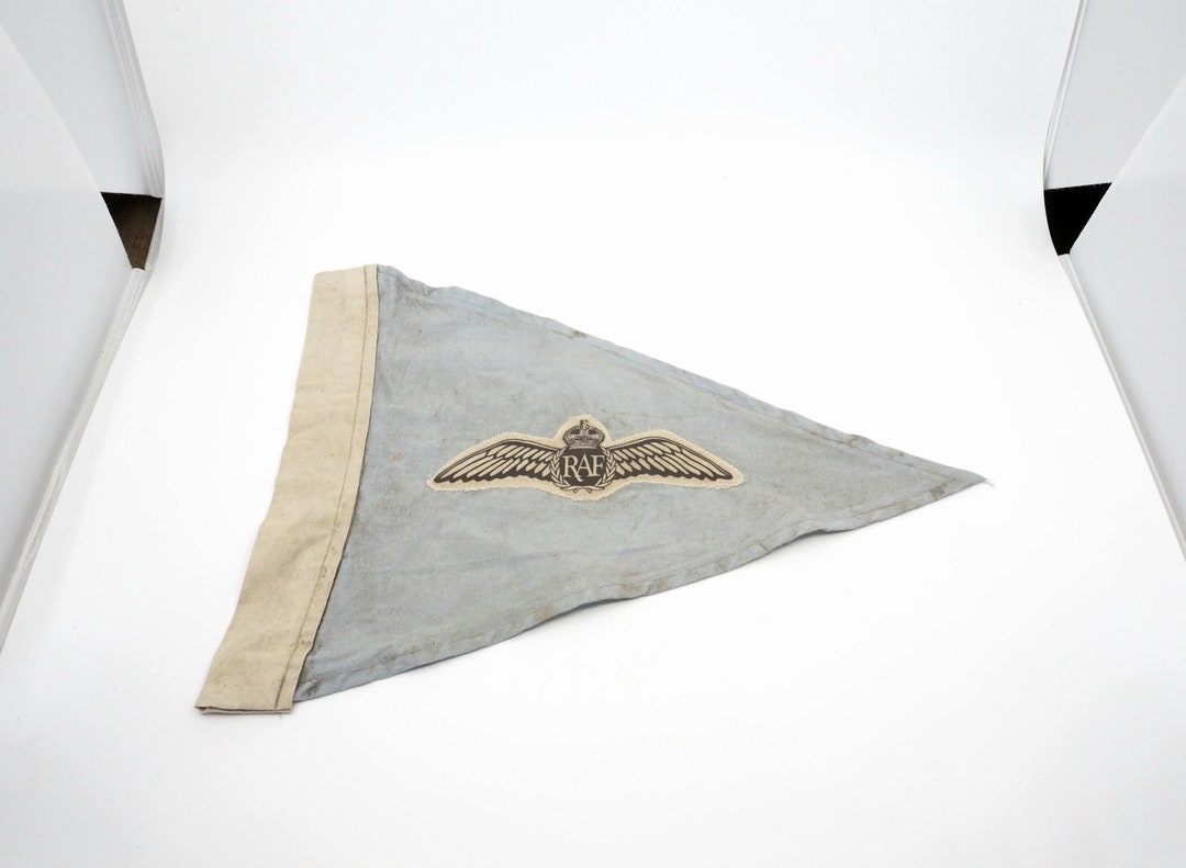 WW2 RAF Royal Air Force Wings Flag Cotton / Linen Dated 1940 Pilots ...
