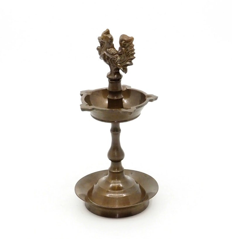 Vintage Indian Antique Brass / Bronze Diya Deepak Oil Lamp - Etsy UK