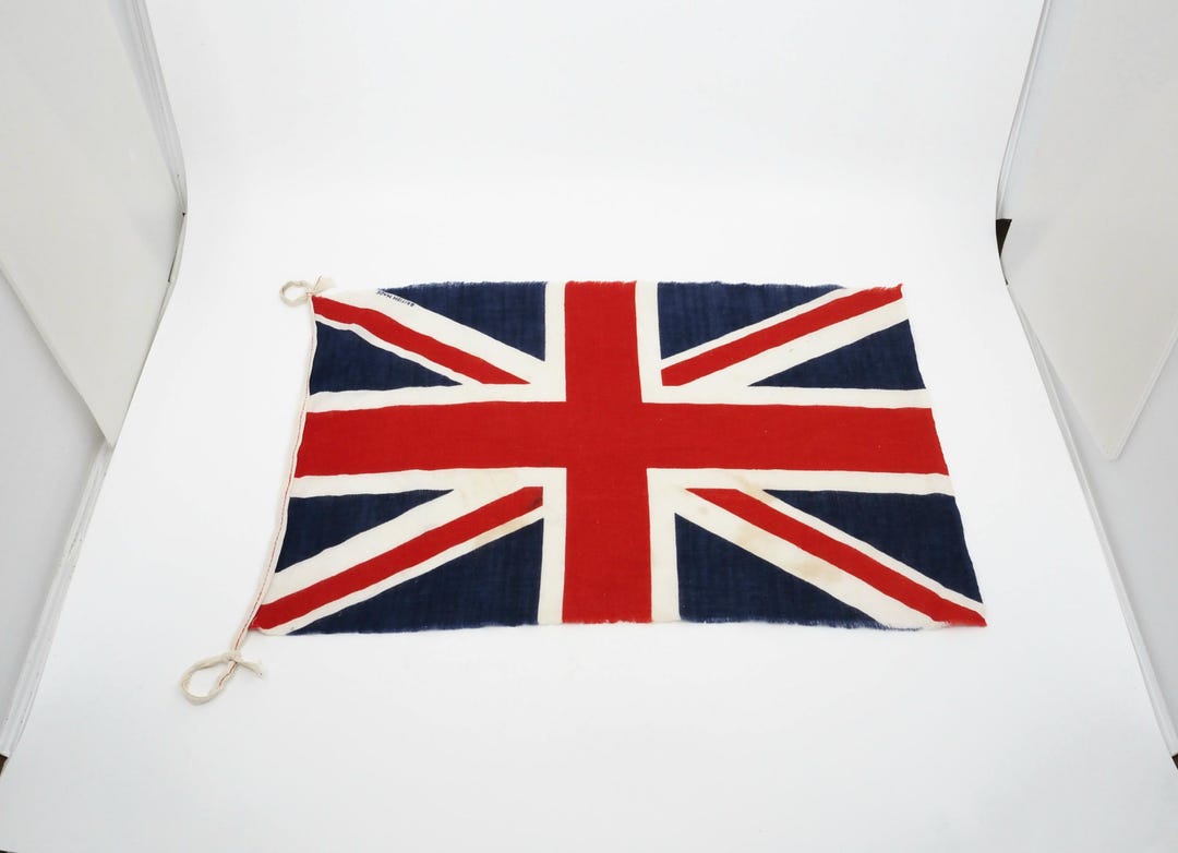 Large WW2 Cotton Union Jack Kit Bag Flag Original Dated 1941 Perfect ...