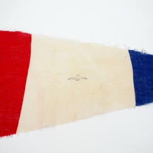 Large WW2 Cotton Linen RAF Flag or Pennant Red White & Blue VE Day ...