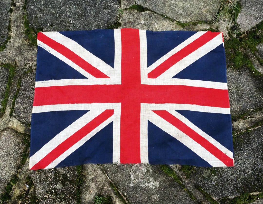 Large WW2 Cotton Union Jack Kit Bag Flag Original Dated 1940 Perfect ...
