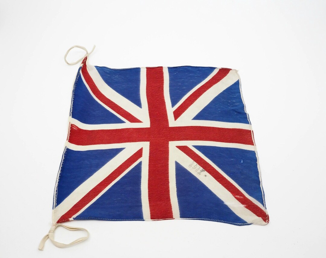 A Rare WW2 Union Jack Kit Bag Flag Parachute Silk nylon 1941 Perfect ...
