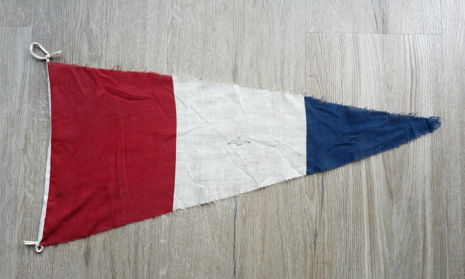Large WW2 Cotton Linen RAF Flag or Pennant Red White & Blue VE Day ...