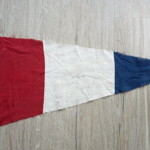Large WW2 Cotton Linen RAF Flag or Pennant Red White & Blue VE Day ...