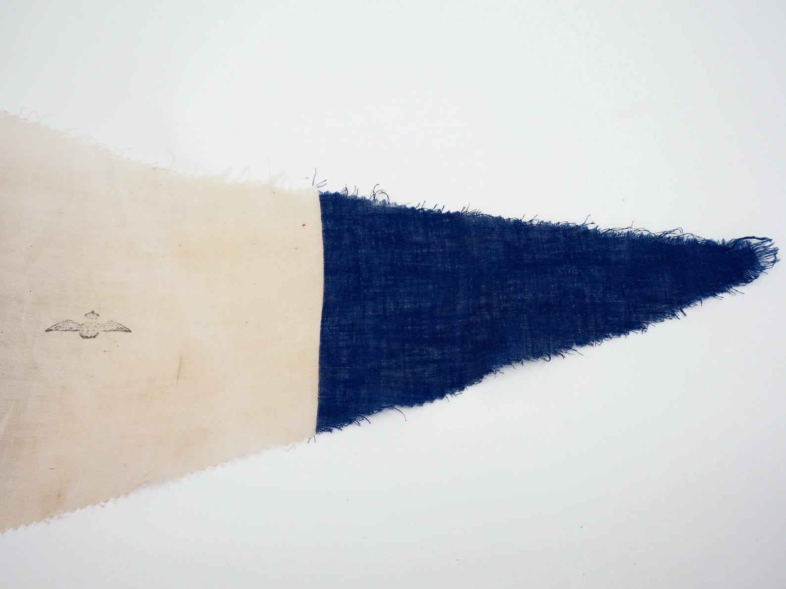 Large WW2 Cotton Linen RAF Flag or Pennant Red White & Blue VE Day ...