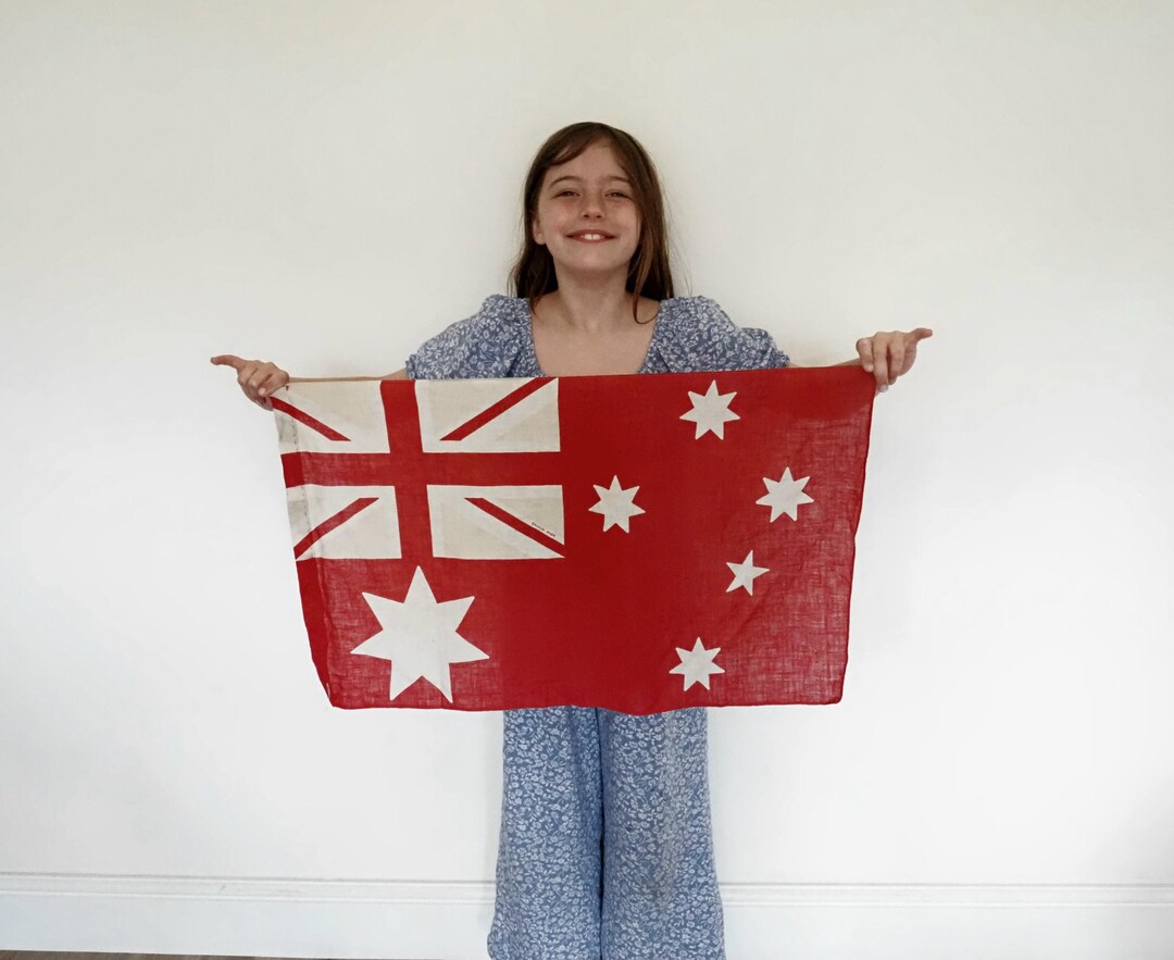 WW2 Australian Army Red Ensign Flag Anzac Burma / India Campaign ...