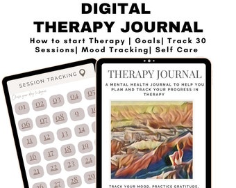 Digital Therapy Journal and Notebook Session Meeting Notes for ...