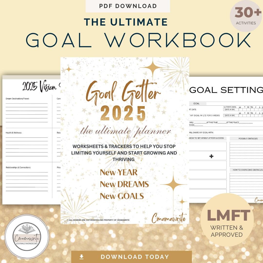 Goal Getter! Set and Track Your Goals for 2025, Learn Your Comfort Zone ...