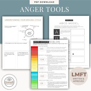 Anger Management Workbook for Adults: CBT Skills & Exercises (PDF ...