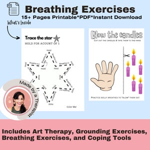 Calm My Body Worksheets: Kids Emotional Regulation, Coping Tools (PDF ...