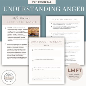 Anger Management Workbook for Adults: CBT Skills & Exercises (PDF ...