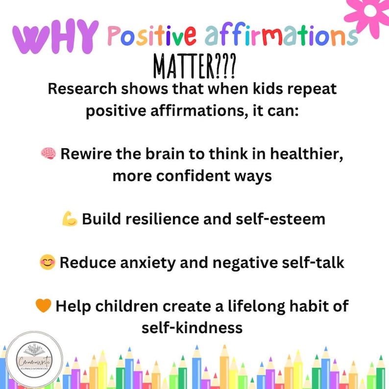 Positive Affirmations Dot-to-dot Workbook: Kids' Therapy Activity (PDF ...