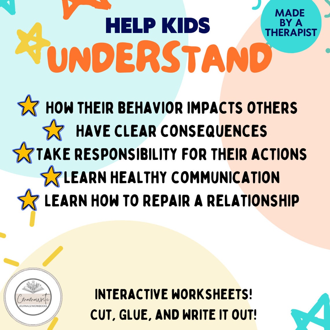 Kids Apology Printable, Apology Letter, How to Apologize Worksheet ...