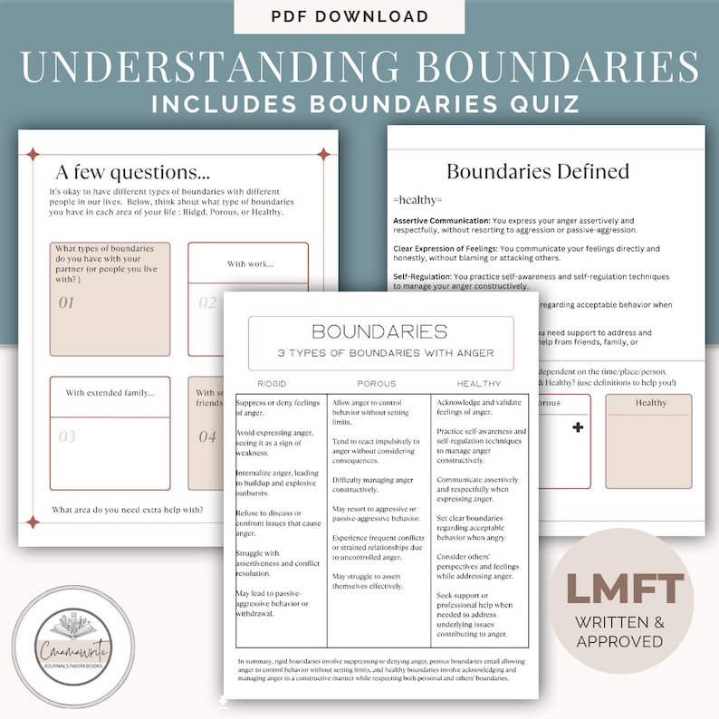 Anger Management Workbook for Adults: CBT Skills & Exercises (PDF ...