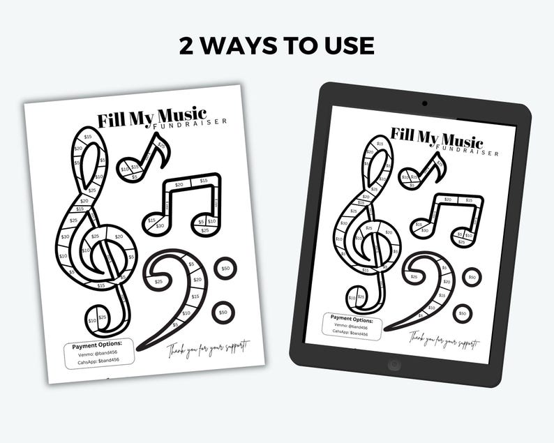 Fill My Music Notes Music Program Fundraiser, Band High School ...