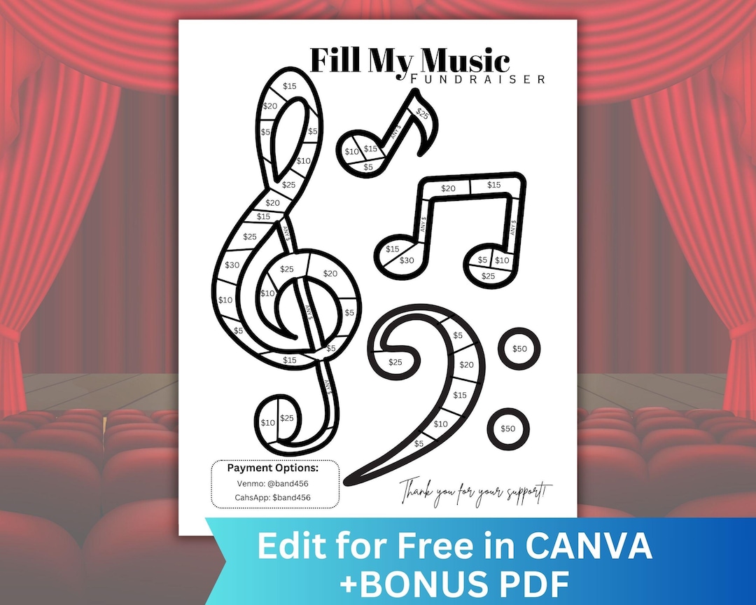 Fill My Music Notes Music Program Fundraiser, Band High School ...