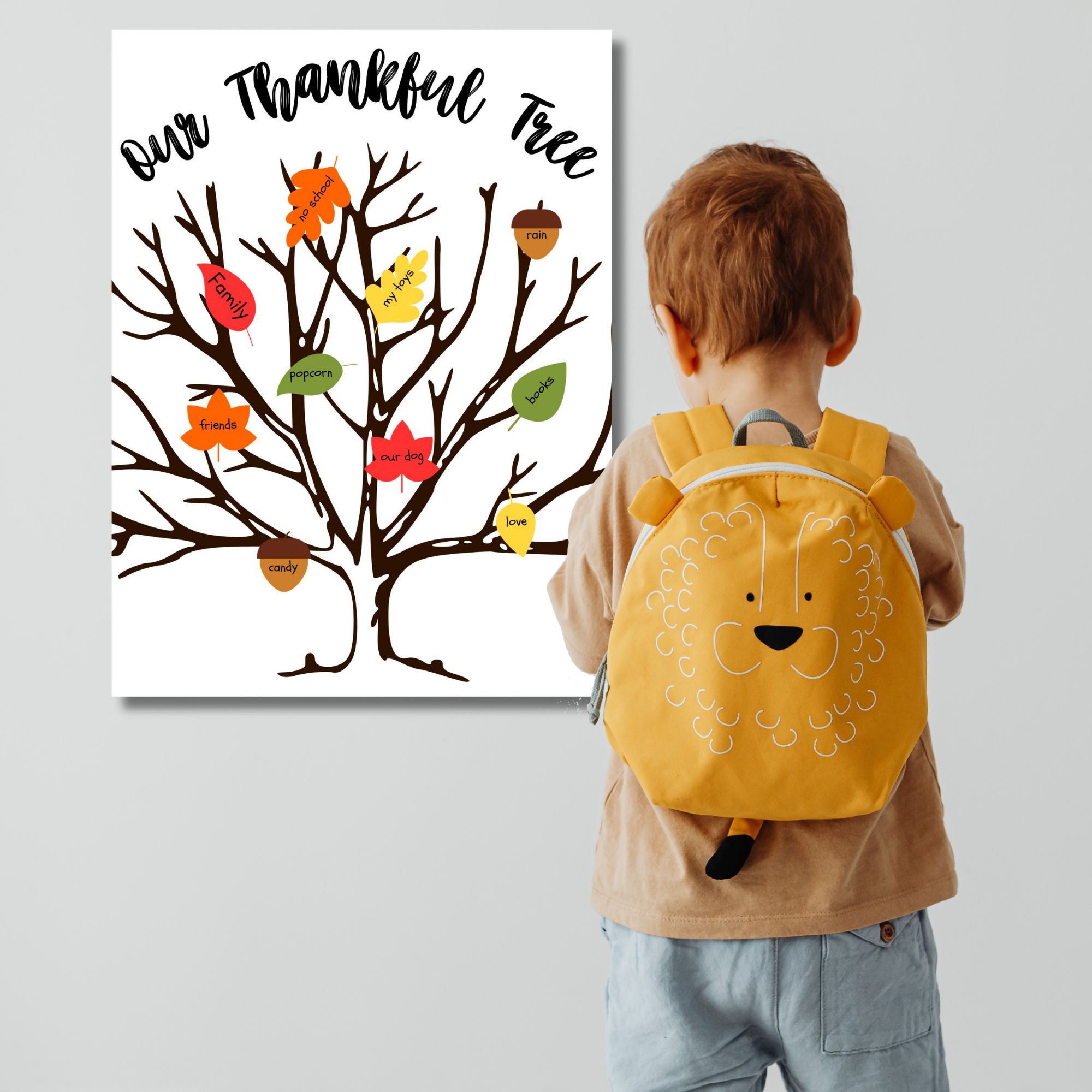Thankful Tree | Gratitude Activity for Kids | Thanksgiving Activity ...