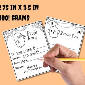 Editable Halloween Boo Grams Fundraiser, PTA PTO Fall Fundraiser ...
