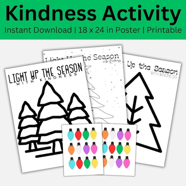 Kindness Activity Up - Etsy