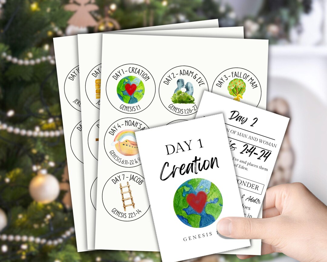 Jesse Tree Advent Bundle | Printable Jesse Tree Ornaments + Jesse Tree ...