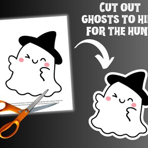 Ghost Hunt Halloween Party Printable Game, Easy Indoor Halloween ...