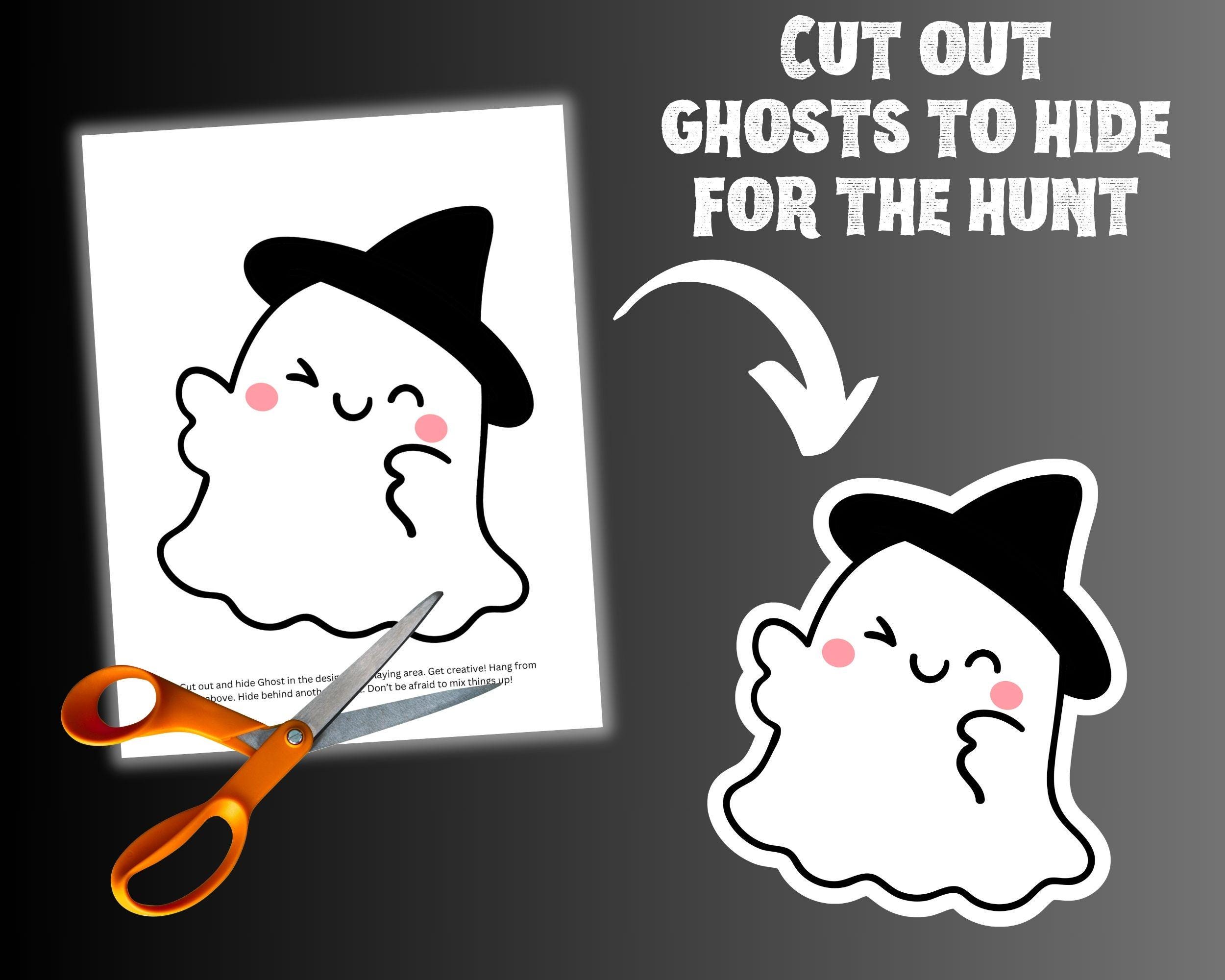 Ghost Hunt Halloween Party Printable Game, Easy Indoor Halloween ...