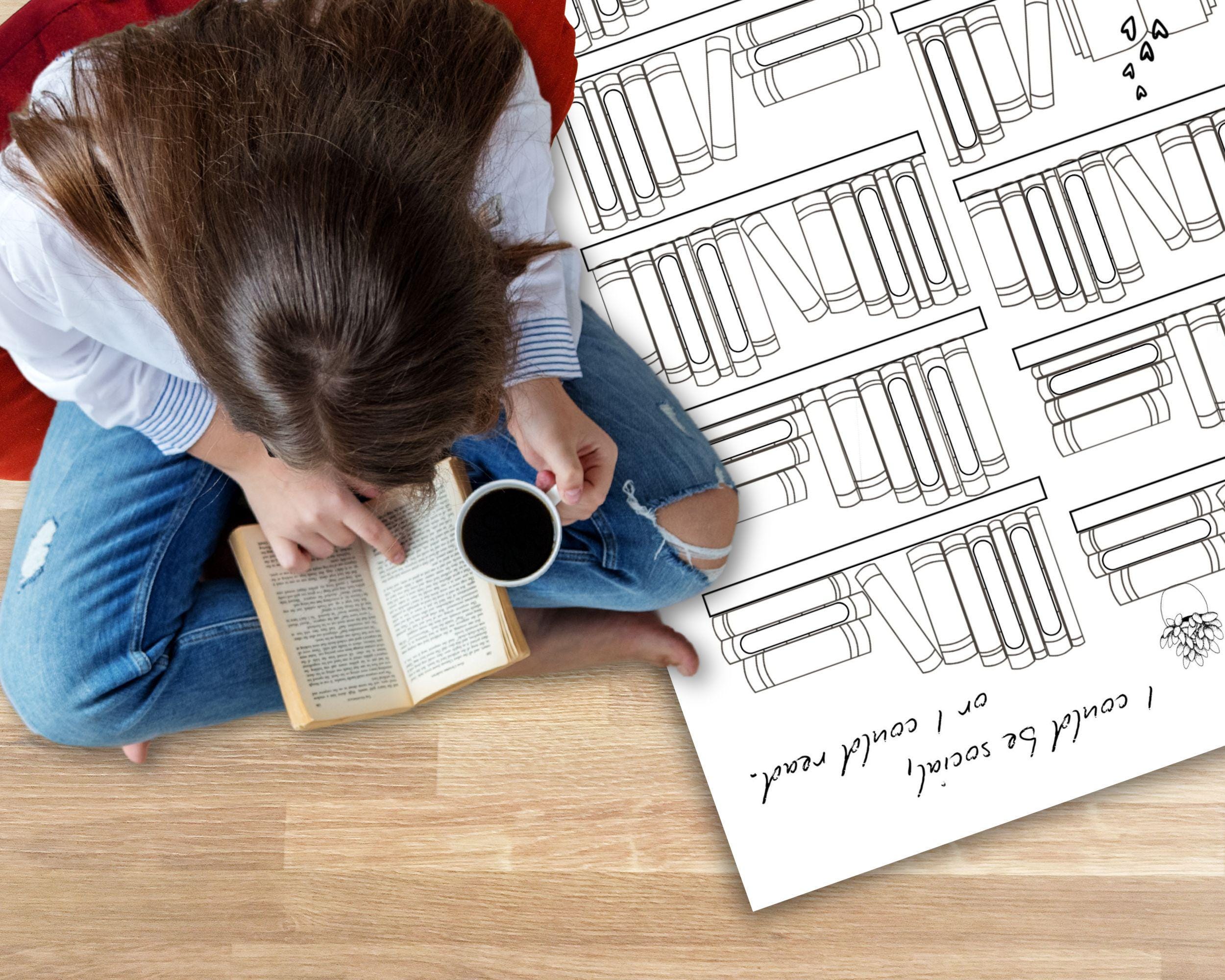 Book Tracker Poster, 100 Book Reading Log, Bookshelf Tracker, Yearly ...