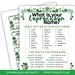 Leprechaun Name Game Printable, What is Your Leprechaun Name Activity ...