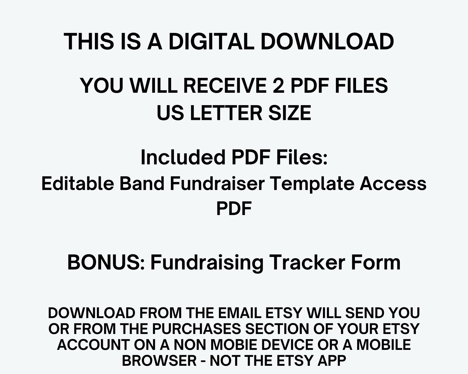 Editable Calendar Fundraiser, Unique Band Pick A Date to Donate ...