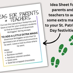 Leprechaun Letter for Kids Printable, Leprechaun Trap Note, St. Patrick ...