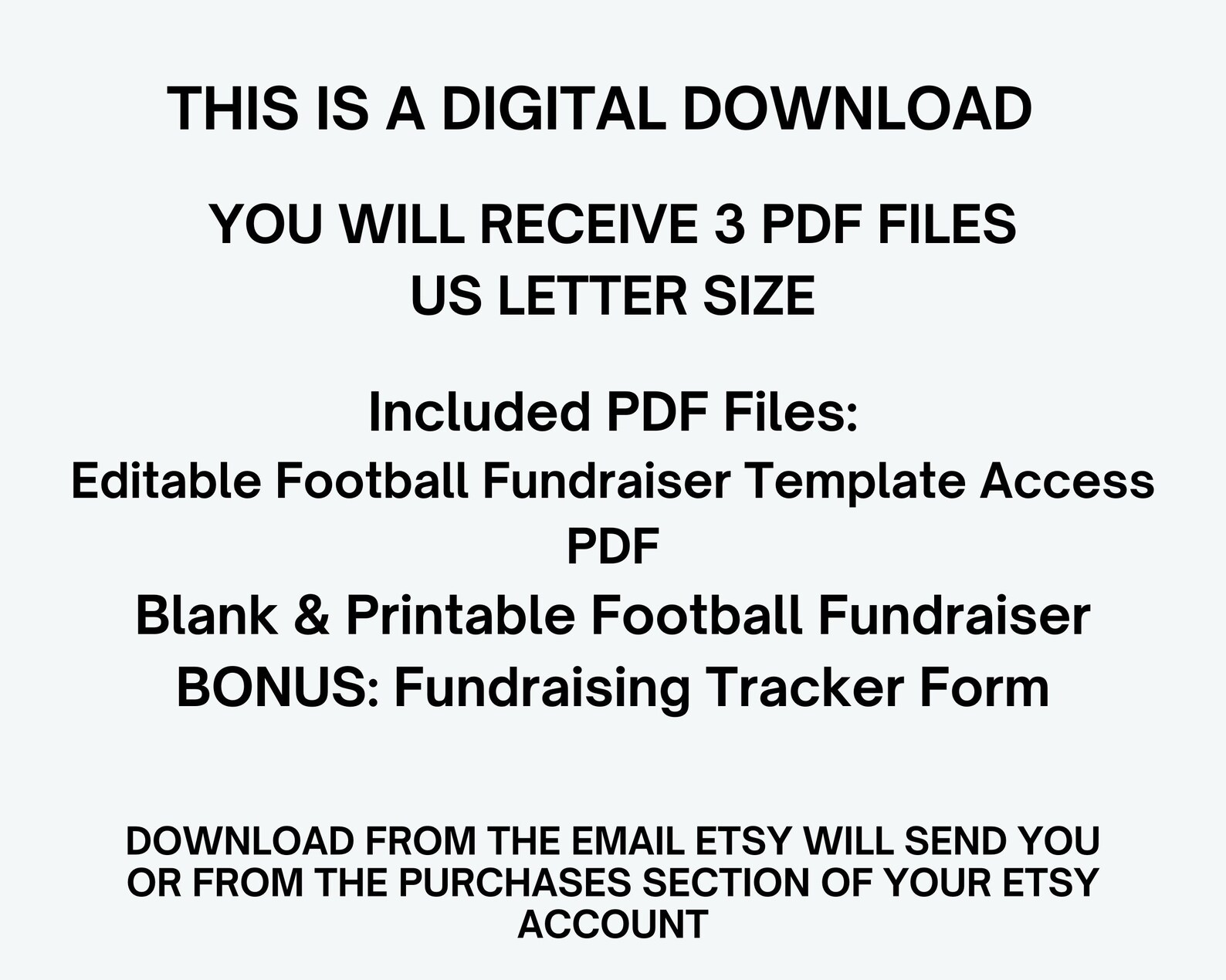 Editable Football Fundraiser Template, Easy Football Fundraiser Flyer ...