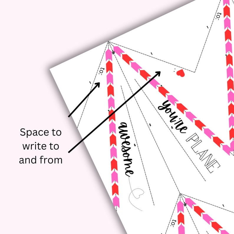 Paper Airplane Valentines Printable, You're Plane Awesome Valentines ...