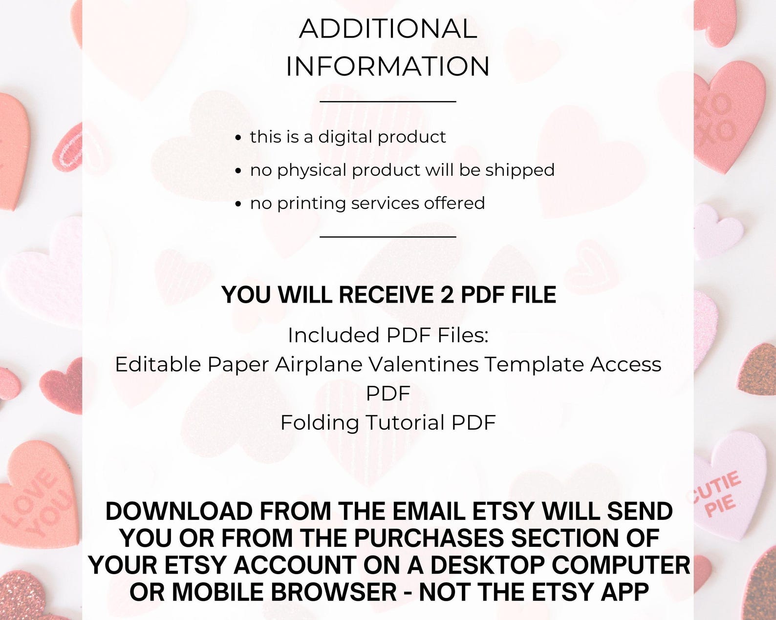 Editable Paper Airplane Valentines Printable, Valentines Card for Teens ...