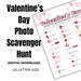 Valentine's Day Photo Scavenger Hunt, Valentine's Day Scavenger Hunt ...