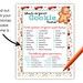 What's Your Cookie Name Game, Christmas Cookie Exchange Party, Holiday ...