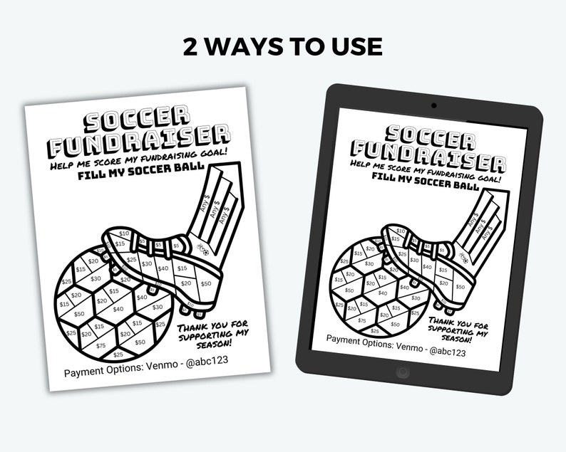 Editable Soccer Ball Fundraiser, Soccer Fundraiser, Soccer Team ...