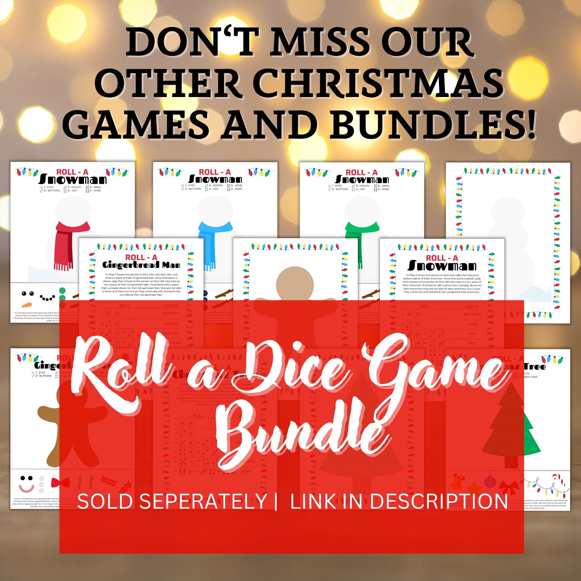 Christmas Word Scramble Game Word Scramble Holiday Game fun - Etsy