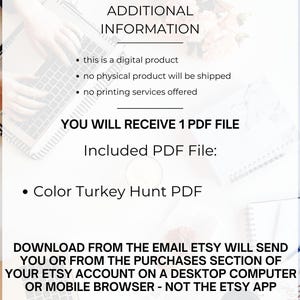 Thanksgiving Party Game Turkey Hunt Scavenger Hunt, Thanksgiving Turkey ...