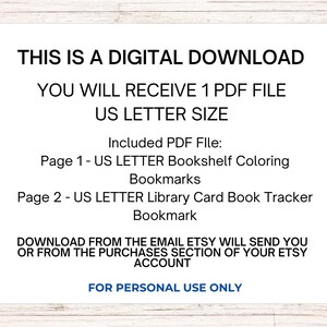 Bookshelf Bookmark Reading Tracker Printable, Coloring Bookcase ...