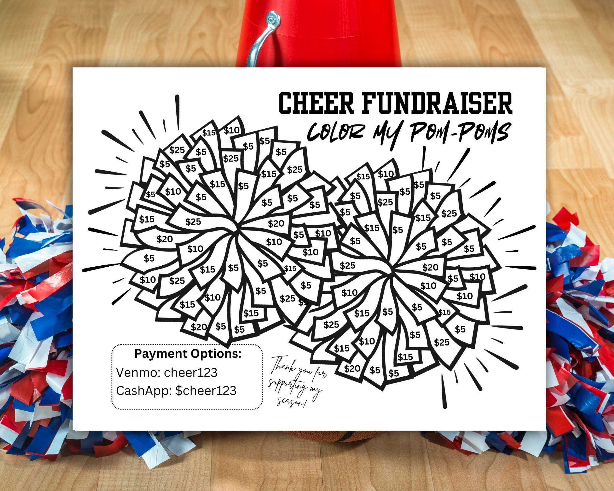Editable Cheer Fundraiser Flyer Printable Bundle, Cheerleading Team ...