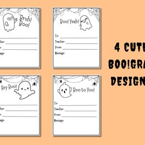 Editable Halloween Boo Grams Fundraiser, PTA PTO Fall Fundraiser ...