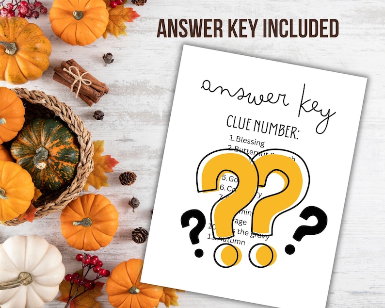 Printable Escape Room Kit, Thanksgiving Escape Room Party Game for ...